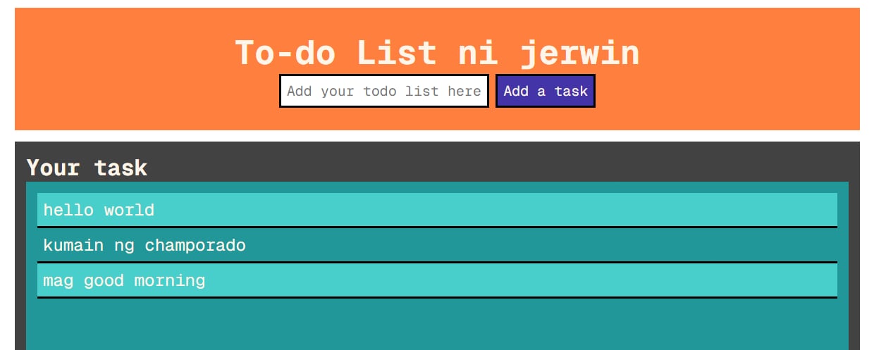 Portfolio ni Jarwin!